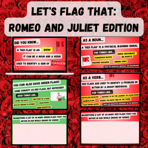 Let's Flag That: Romeo and Juliet Edition | TeachEngagingELA.com