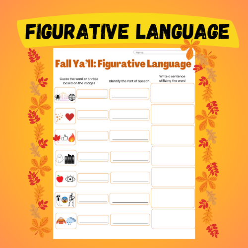 Fall Ya'll: Figurative Language Practice | TeachEngagingELA