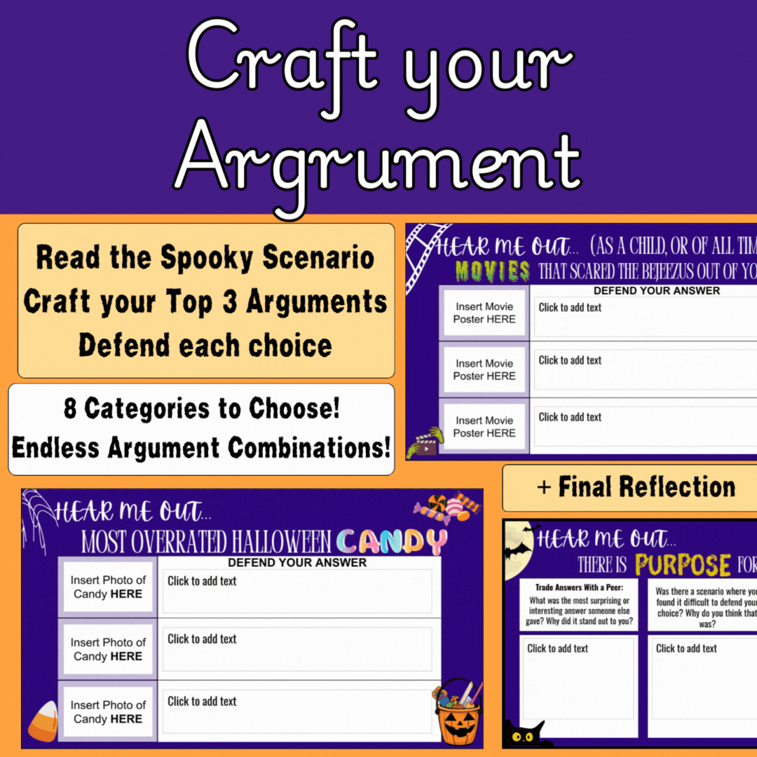 Hear Me Out...Crafting and Defending Spooky Themed Arguments ...
