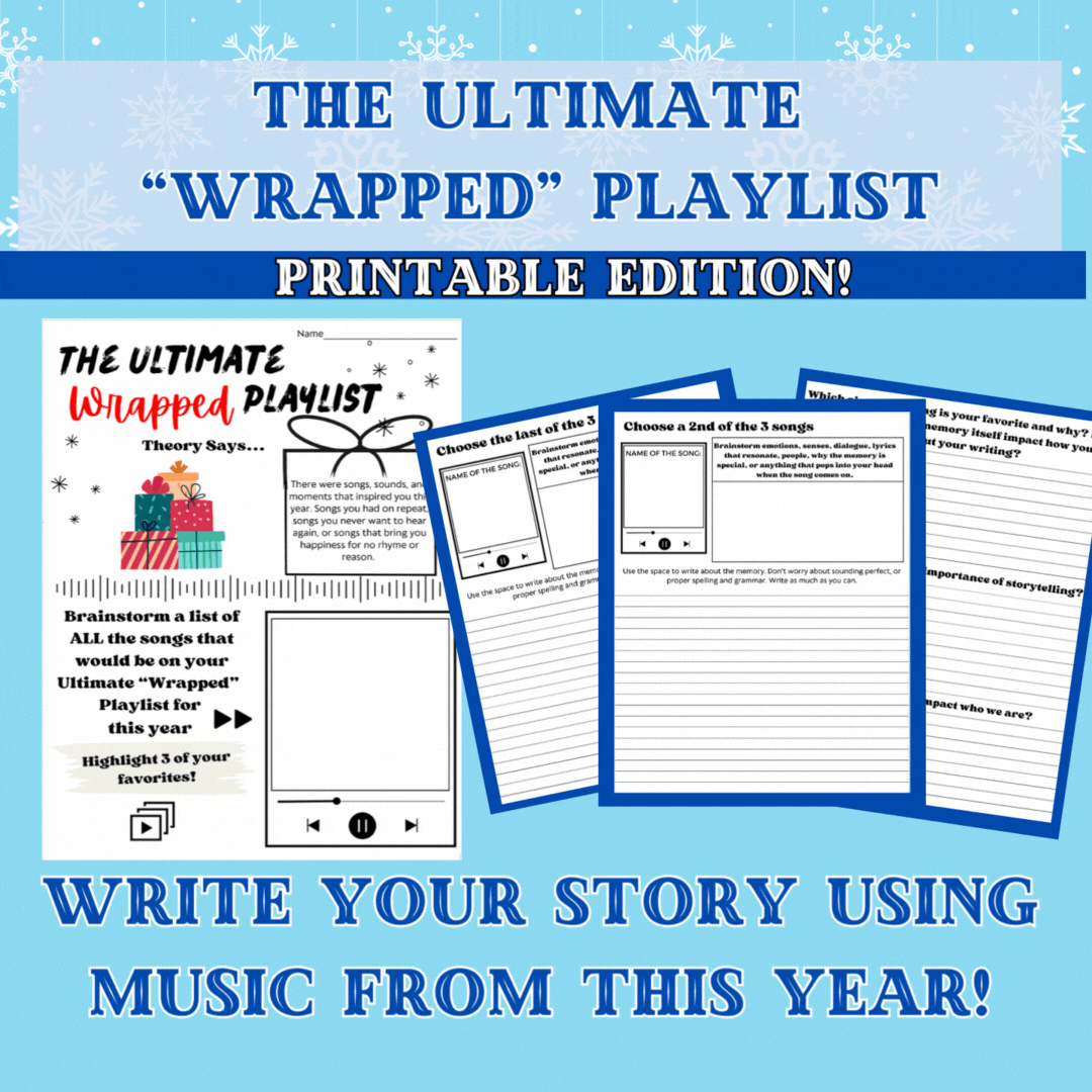 The Ultimate "Wrapped" Playlist: Printable Edition | TeachEngagingELA