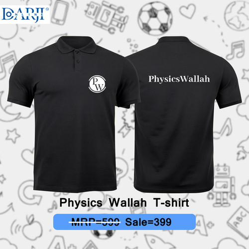 Physics wallah polo T-shirt | Darji Online