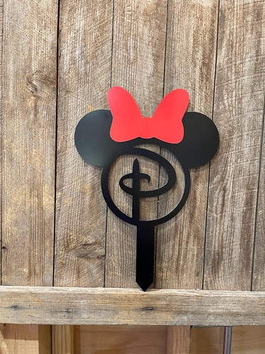 Minnie Mouse Tree Topper Monogram Initial - Custom Tree Topper | PK Decor