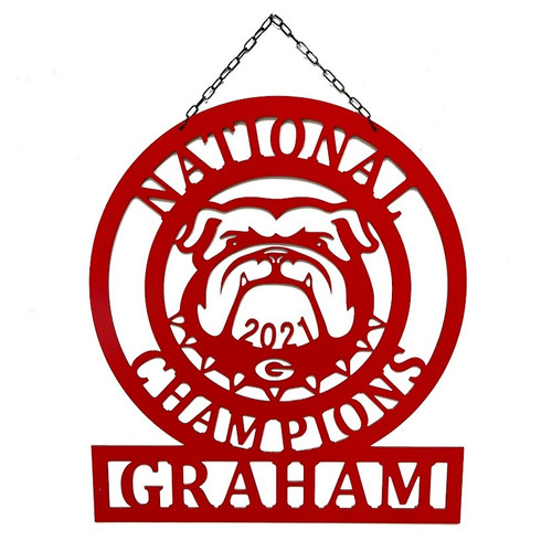 Georgia Bulldogs Sign - GA Bulldawg Fan Gift - National Champions | PK ...