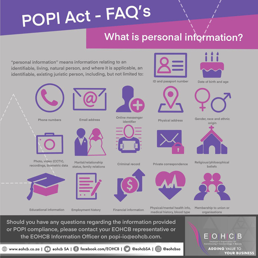 EOHCB: The POPIA Act and Your Business in Summary