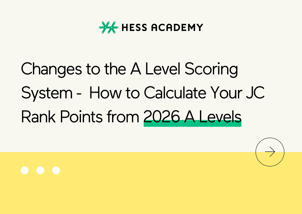 Changes to the A Level Scoring System - How to Calculate Your JC Rank ...