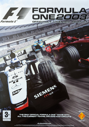 Formula One 2003 | Retro Gaming Posters