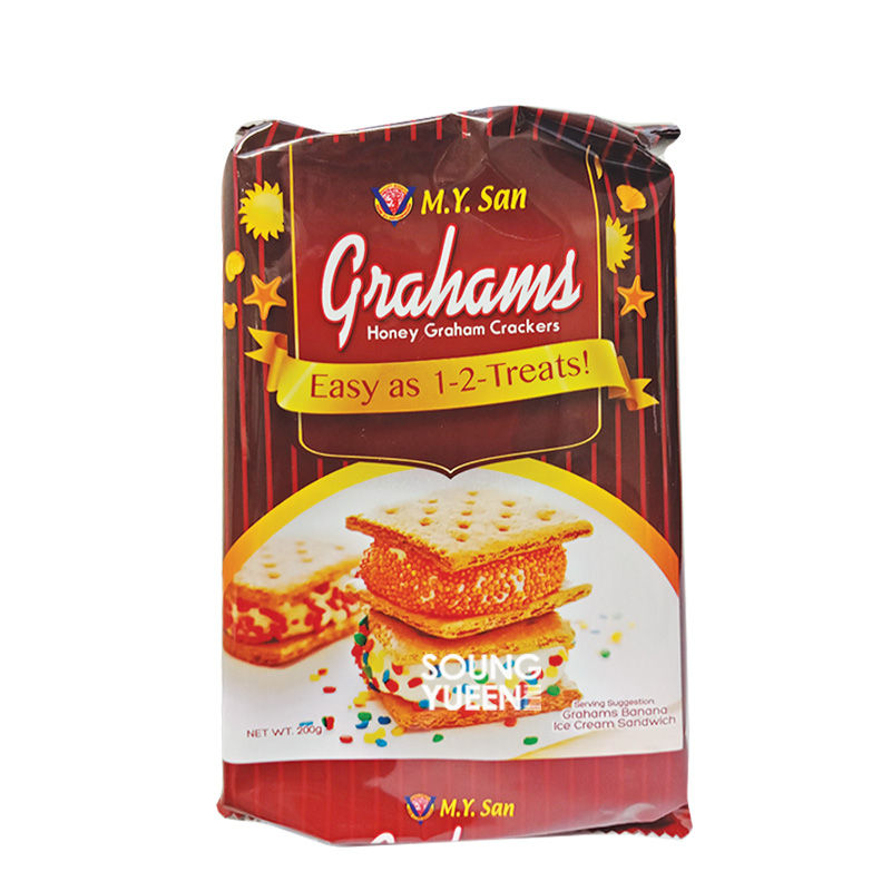 M.Y.SAN GRAHAMS HONEY GRAHAM CRACKERS 200G | soungyueen