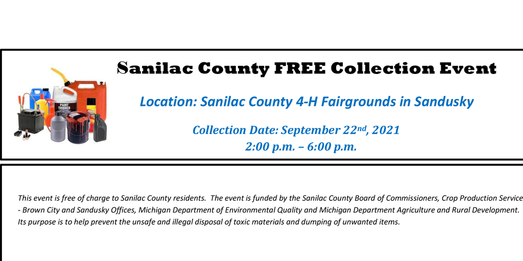 SANILAC COUNTY HEALTH DEPARTMENT