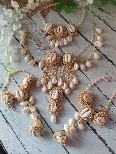 Haldi shell jewellery | SUNEHRI JEWELLERY
