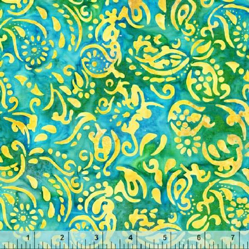 Anthology Coral Reef Bandana Bluegrass Batik | Bbqsonlinestore