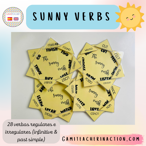 SUNNY VERBS | Gamiteacherinaction