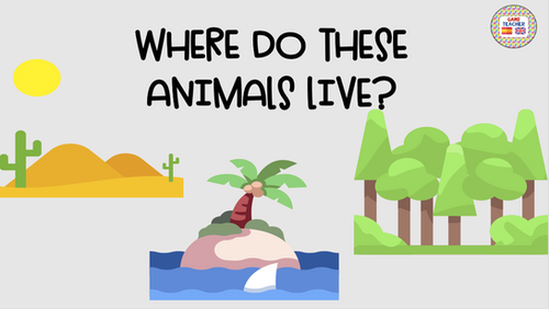 WHERE DO THESE ANIMALS LIVE?(WORKSHEET) | Gamiteacherinaction
