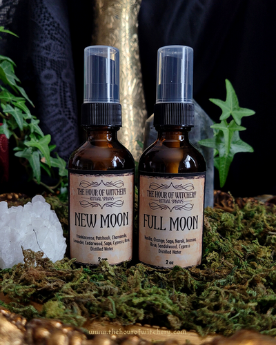 New Moon & Full Moon Ritual Spray Set | The Hour of Witchery