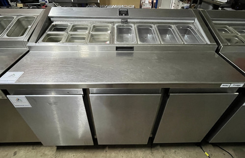 Bench Fridge 3 Door Prep fridge Precision | CEN Limited