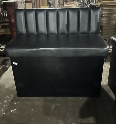 High Booth Seating Black Leather | CEN Limited