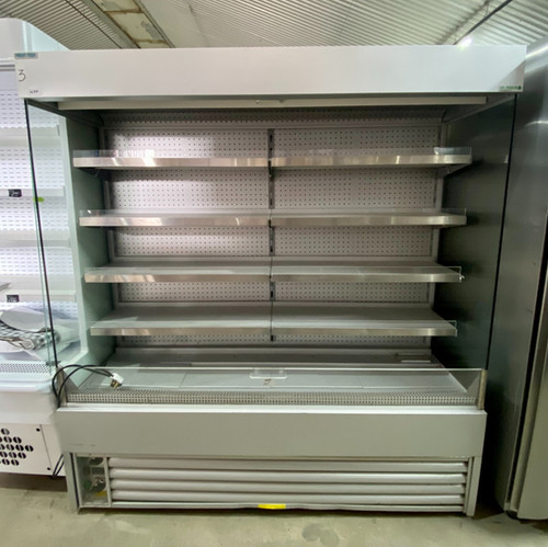 Frost-Tech Multideck Display fridge ECO-MD60/180 silver steel slimline ...