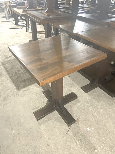 Restaurant Table Wooden Square Pedestal Base | CEN Limited