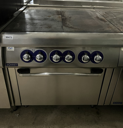Bonnet Flat Top Griddle Oven 3 Phase | CEN Limited