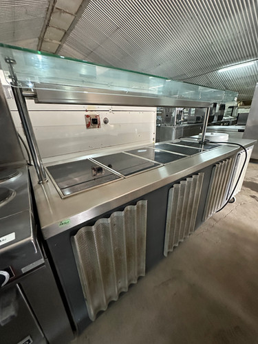 Heated Carvery Unit with Hot Plates Gantry Hot Cupboard Plate Stack ...