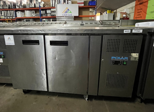 Bench fridge two door Polar | CEN Limited