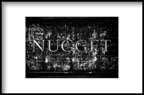 "Crackling Nugget Sign" | M Butti Photo Works