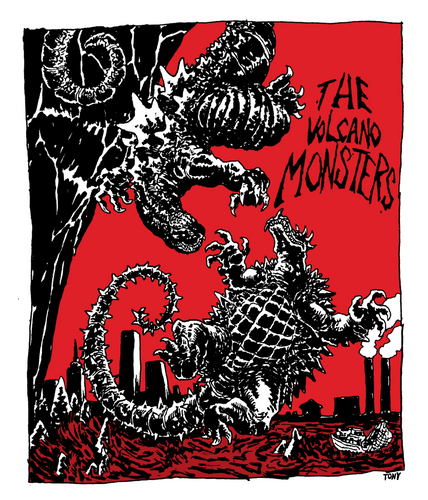 The Volcano Monsters- Cover (Print) | My Site