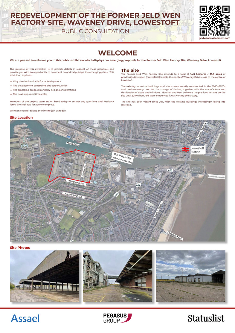 Exhibition | Redevelopment of the Former Jeld Wen Factory, Waveney ...