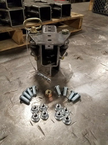 TTROY Folding Trailer Hinge 2 x 3 Bare Steel | TTROY Trailer Hinges