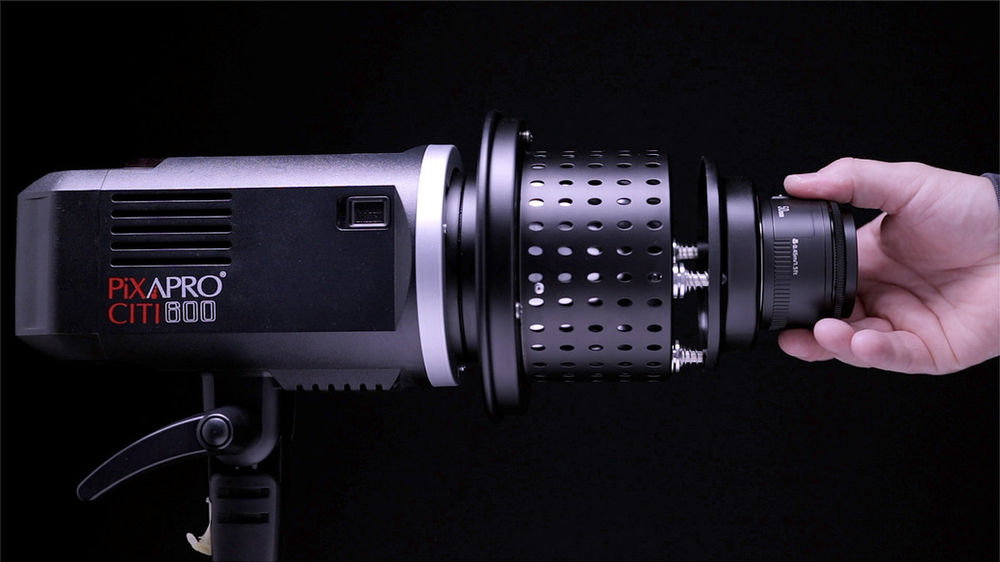 Creative Lighting Using An Optical Snoot.