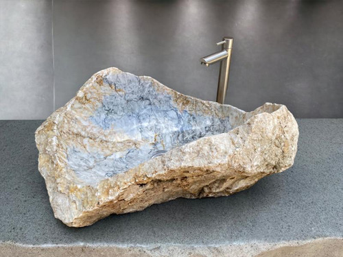 Irregular Shaped Washbasin Sink | Oceania Washbasin — Luxury Marble Sinks