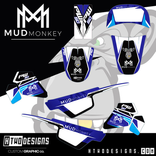 Yamaha PW50 MUD Monkey Graphics | MUD Monkey