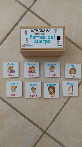 Memorama de Partes del Cuerpo | Maz Didacticos Tiend