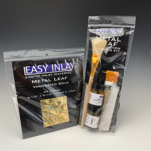 Variegated Gold Leaf Bundle | Easy Inlay