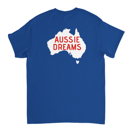 Camiseta Minimalista Azul Rey | Aussie Dreams