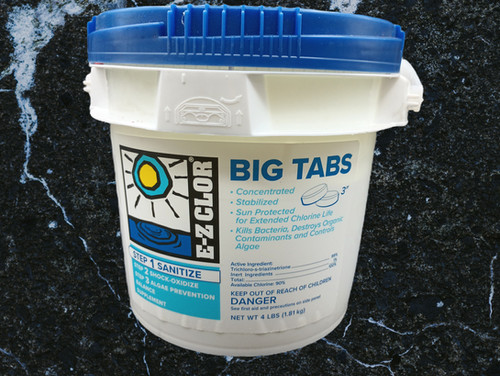 E-Z Clor Big Tabs 3" 4 lbs. | AquariumPoolCenter