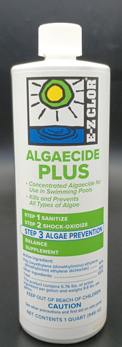 E-Z Clor Algaecide Plus 1 QT | AquariumPoolCenter