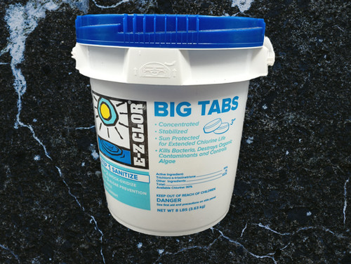 E-Z Clor Big Tabs 3" 8 lbs. | AquariumPoolCenter
