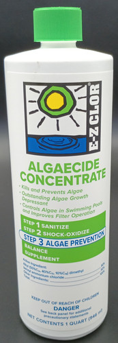 E-Z Clor Algaecide Concentrate 1 QT | AquariumPoolCenter