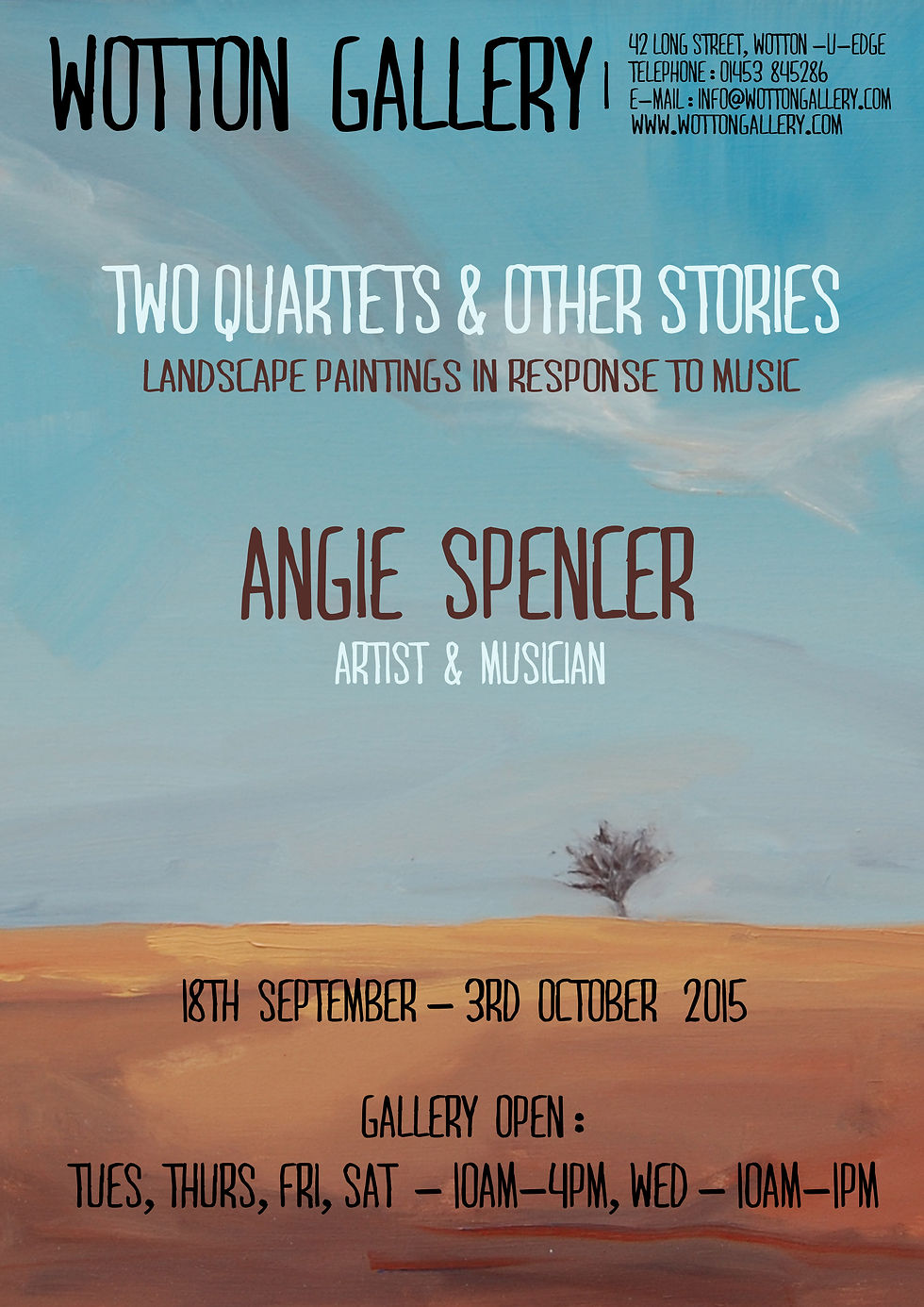Previous Exhibitions | Angie Spencer Paintings