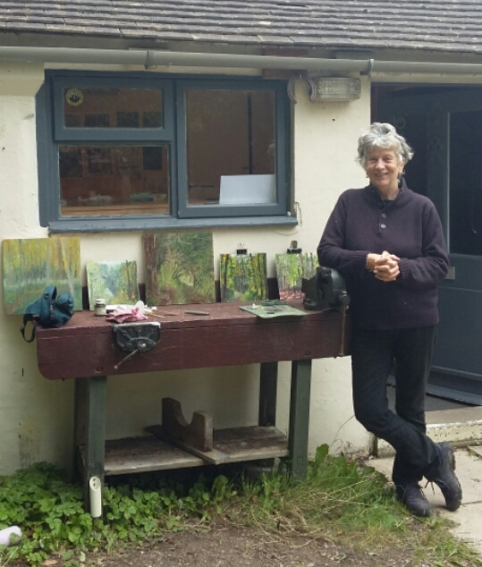 Hawkwood Residency 2020 | Angie Spencer Paintings | Gloucestershire