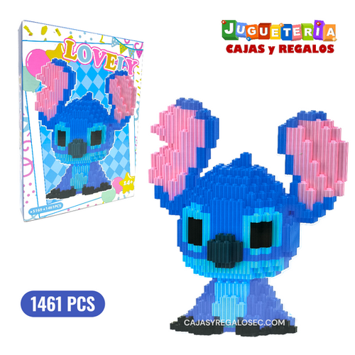 Bloques Armables 3D - Stitch - Juguetes Ecuador - P5017 | Cajasyregalosec