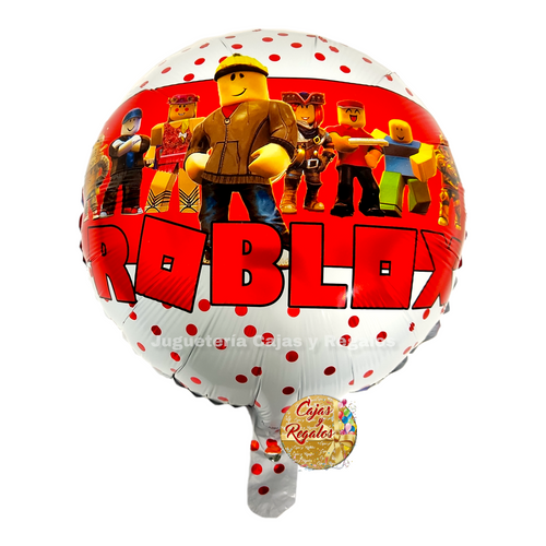 Globo de Aluminio Redondo - Roblox | Cajasyregalosec