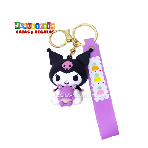 Llavero Kuromi - Sanrio kuromi - P3488 | Cajasyregalosec