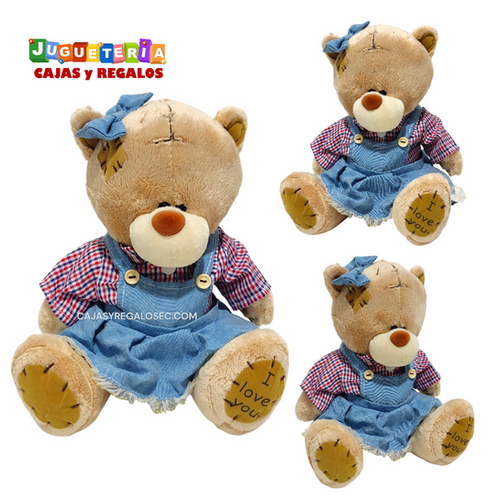 Peluche - Oso de Felpa Tedy con Ropa - Peluches Ecuador - P4633 ...