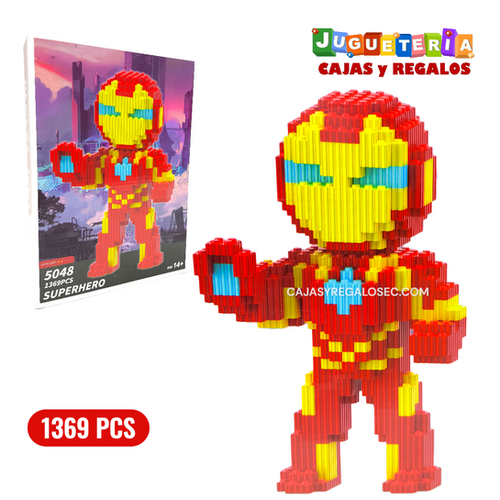 Bloques Armables 3D - Ironman - Juguetes Ecuador - P5020 | Cajasyregalosec