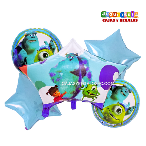 Bouquet Kit de Globos - Monster Inc James Sullivan Mike Wazowski ...