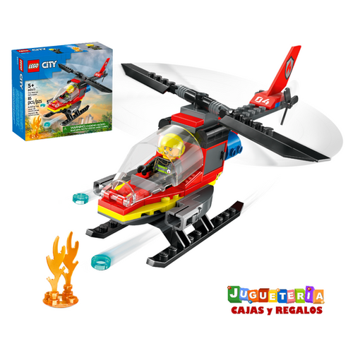 Fire Rescue Helicopter - Lego® City - 60411 - Legos Ecuador - P4117 ...
