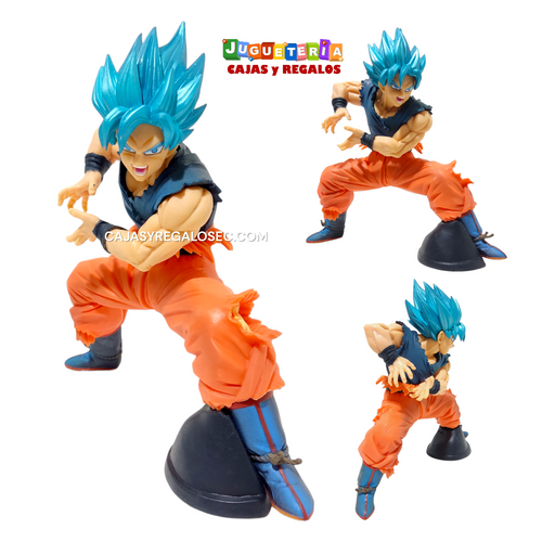 Dragon Ball Z Goku Blue - Muñeco Figura de Acción | Cajasyregalosec