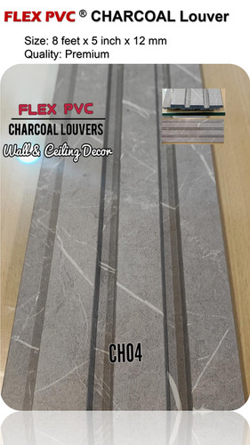 Charcoal Louver/Rafter - CH04, Premium | FLEX PVC
