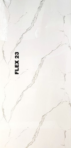 FLEX 23 - Italian Statuario PVC Marble, size 8x4ft (32 sq. ft.) | FLEX PVC